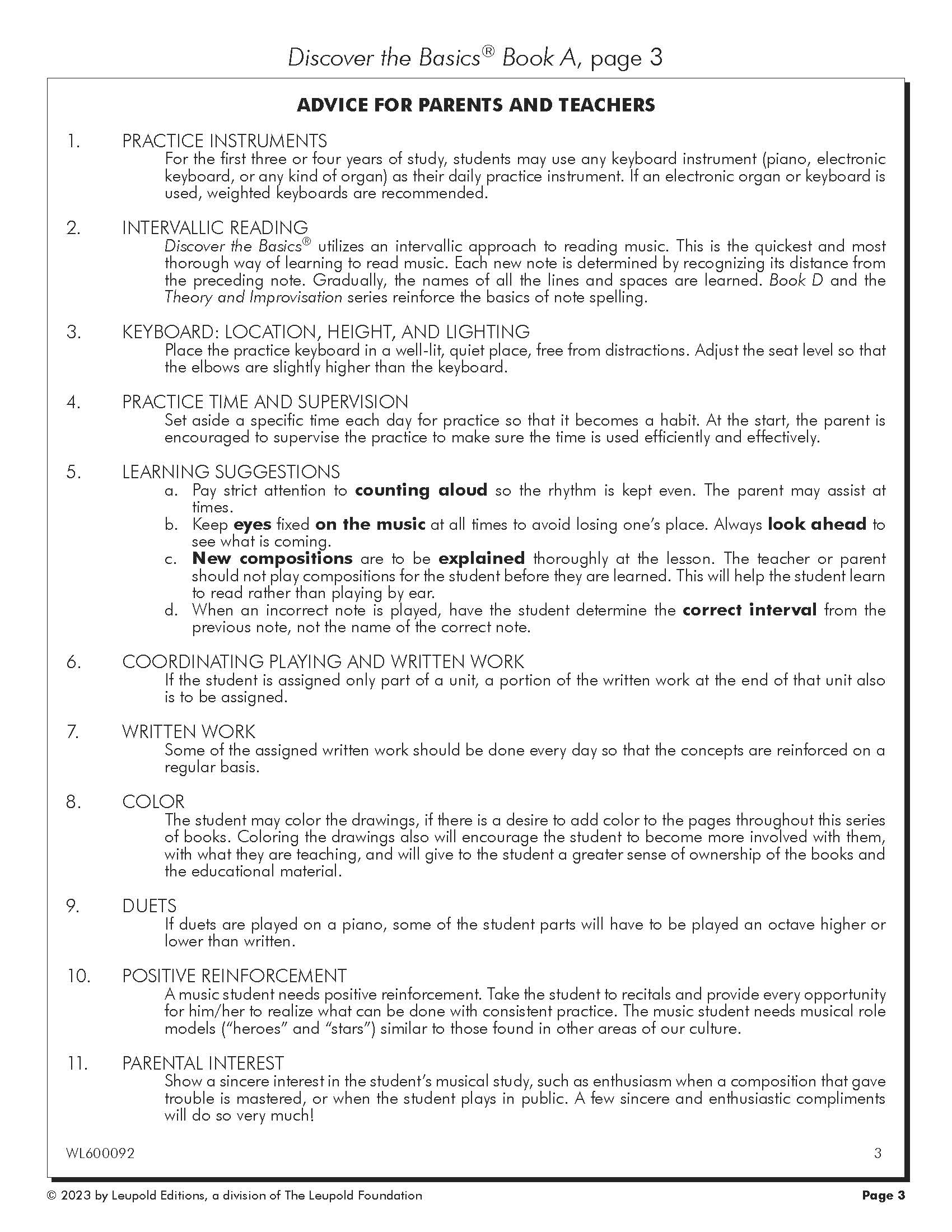 Teach the Organ! - A Free Handbook for Organ Teachers - The Leupold ...