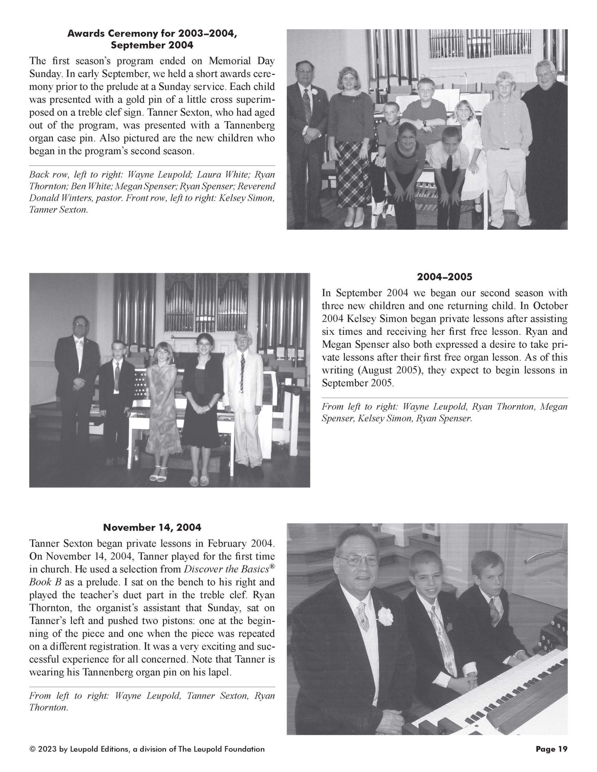 Teach the Organ! - A Free Handbook for Organ Teachers - The Leupold ...